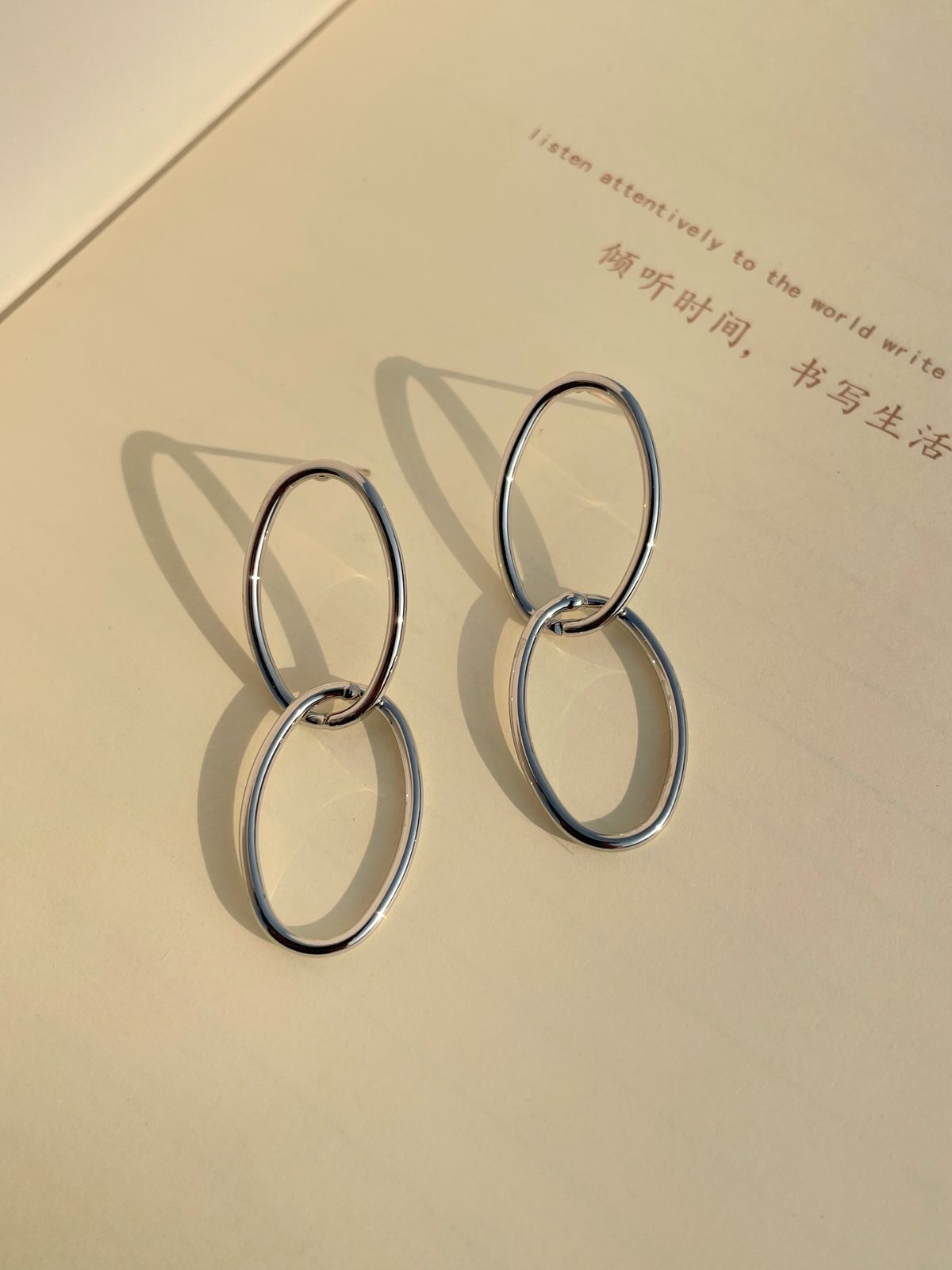 Loop in loop Statement earrings – Jewelsmars