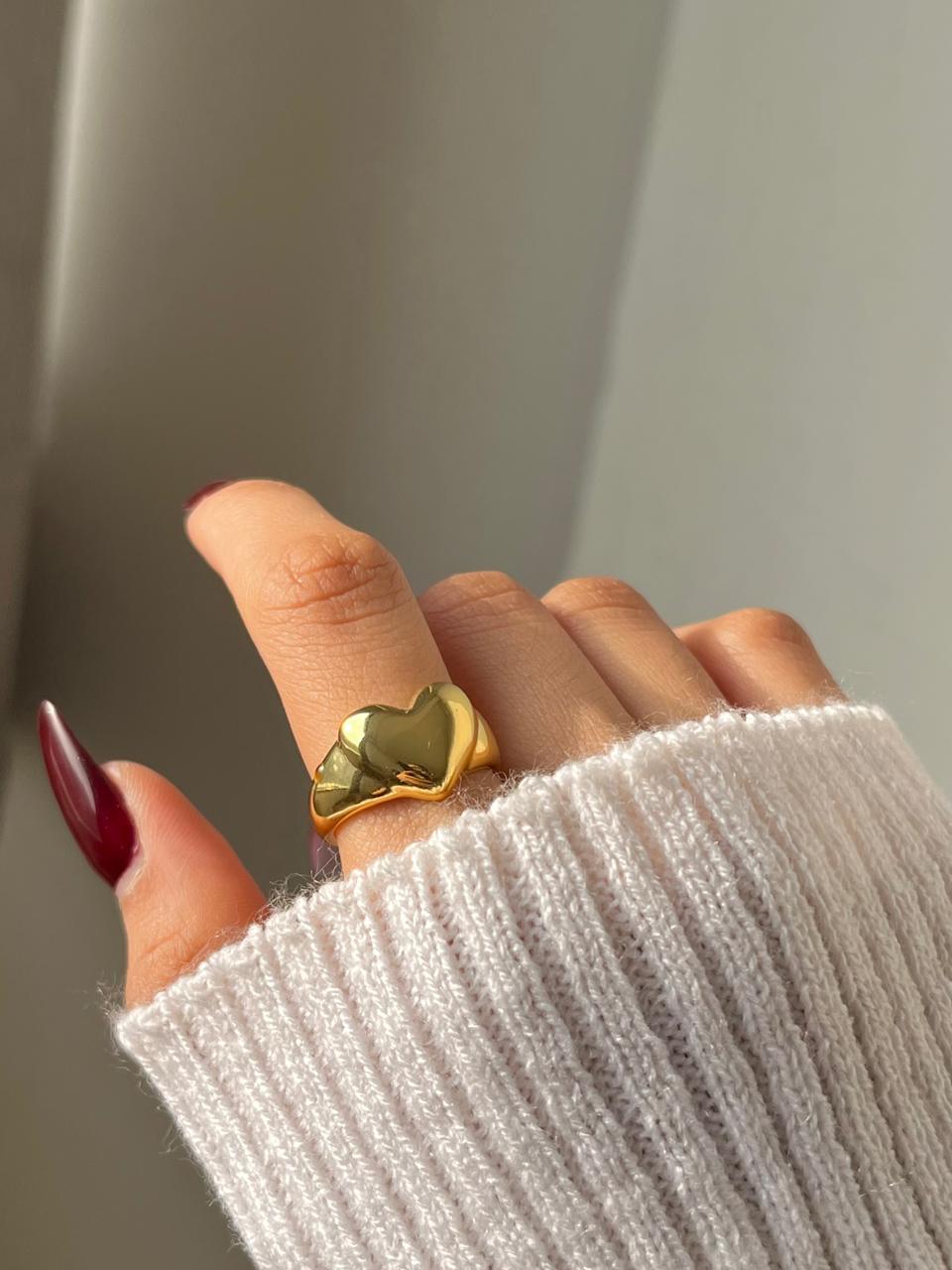 Bold Heart Ring – Jewelsmars