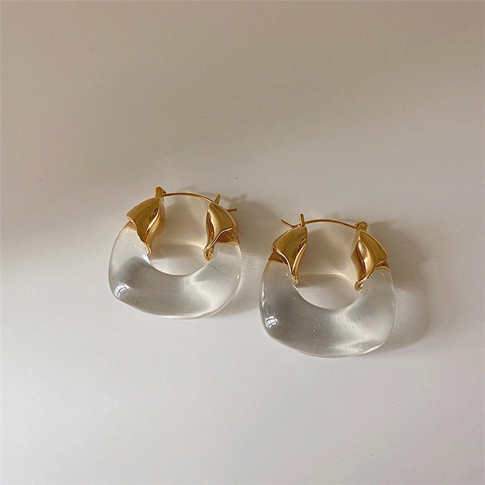 Iconic Clear Hoop Earrings – Jewelsmars