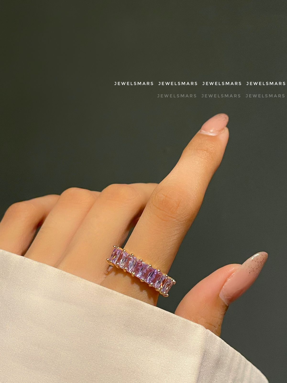 Ana Ring Band- purple – Jewelsmars