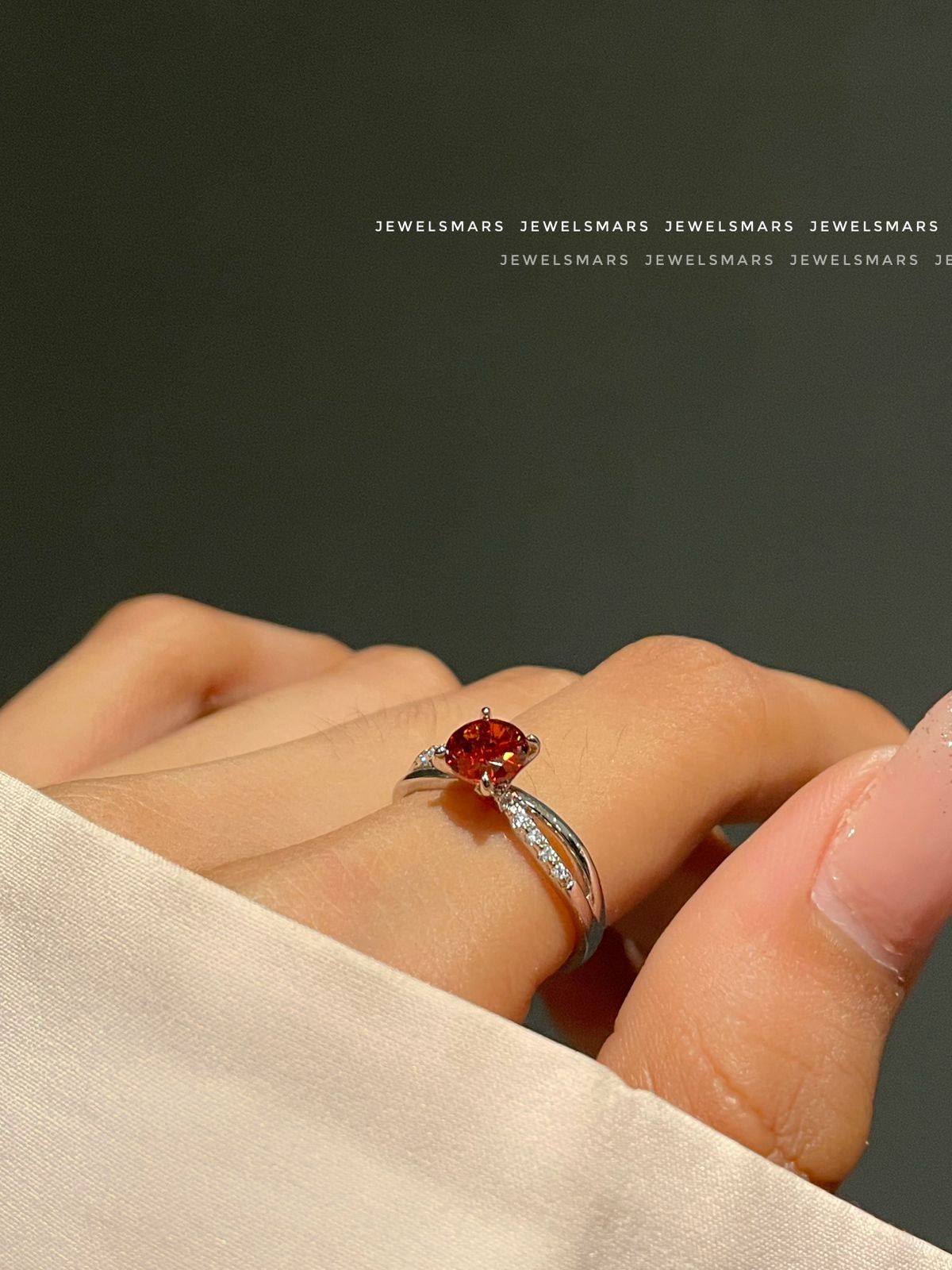 Diana Promise Ring - red – Jewelsmars