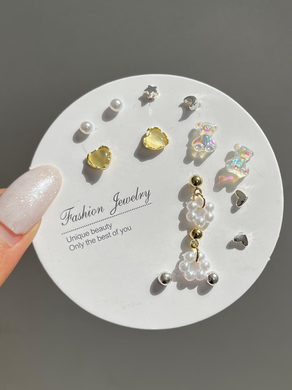 Cute Teddy Pearl Earrings Combo – Jewelsmars