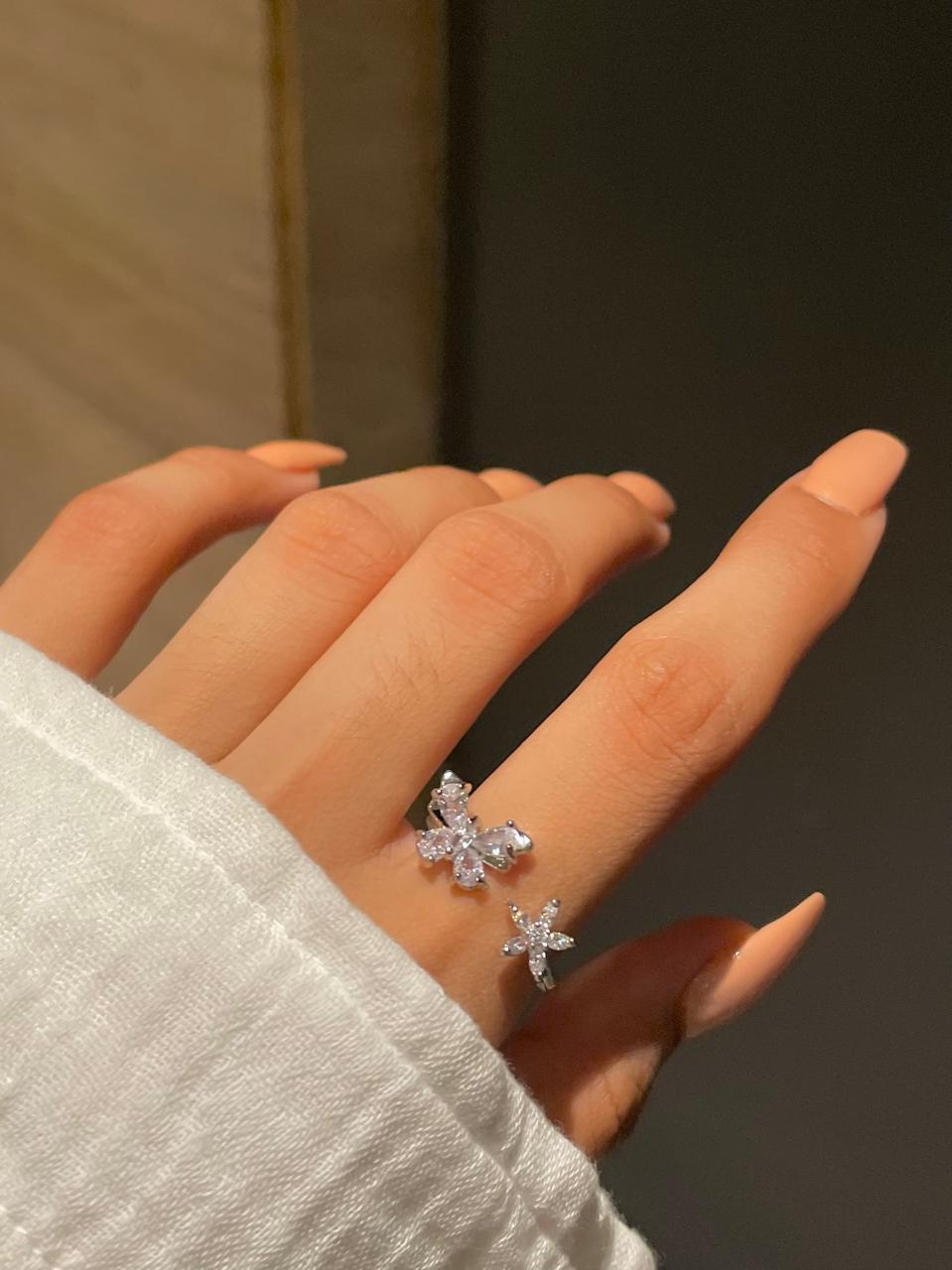 Butterfly Flower Ring – Jewelsmars