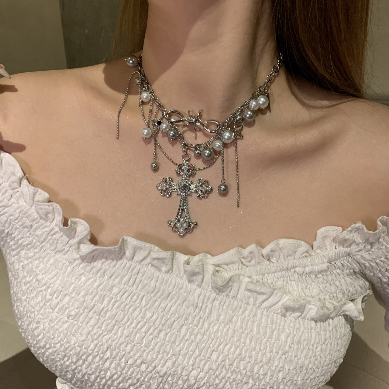 Dreamspell Fantasy Pearl Necklace – Jewelsmars